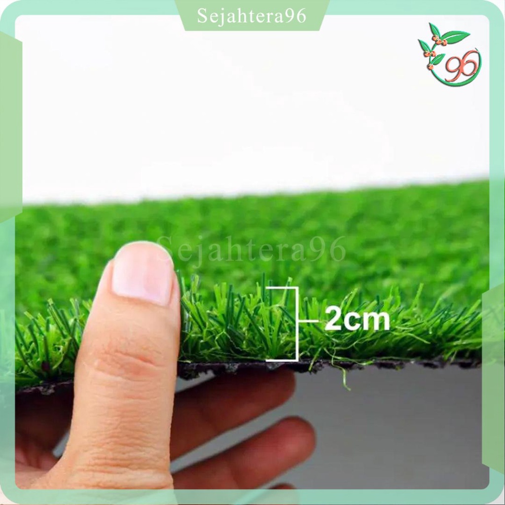 Jual RD Karpet Rumput Sintetis 25cmx25cm Swiss Rumput Hijau Artificial ...