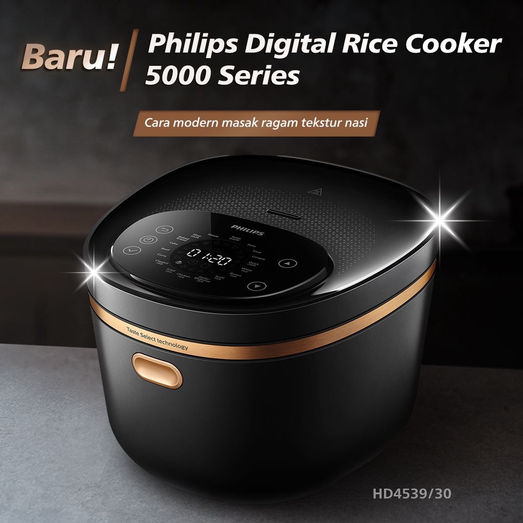 Jual Magic Com Philips Digital Rice Cooker 5000 Series HD4539/30 ...