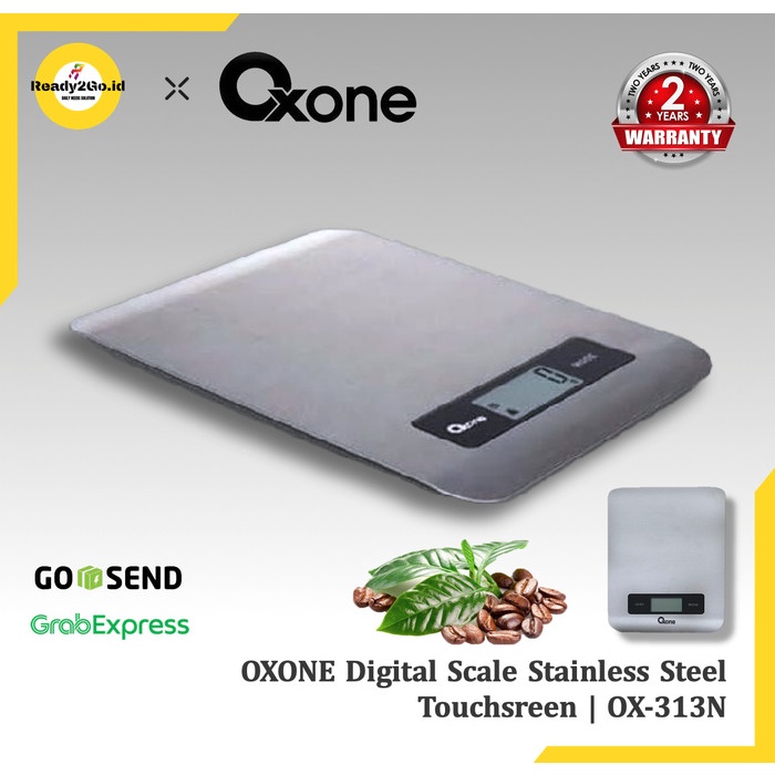 Jual OXONE OX-313N Timbangan Digital Stainless Touchscreen | OX313 Scale | Shopee Indonesia