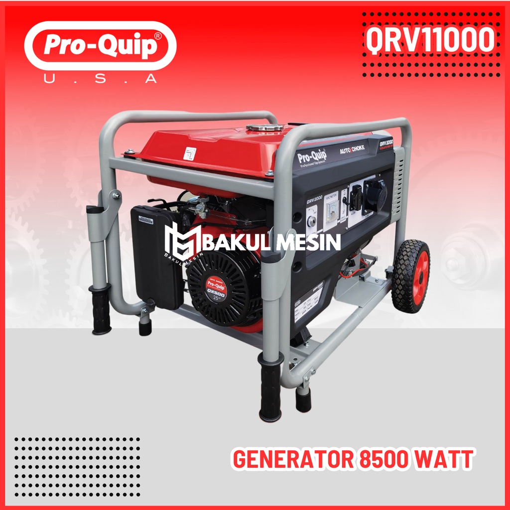 Jual PROQUIP QRV11000 Mesin genset bensin 8000watt Generator QRV 11000 ...