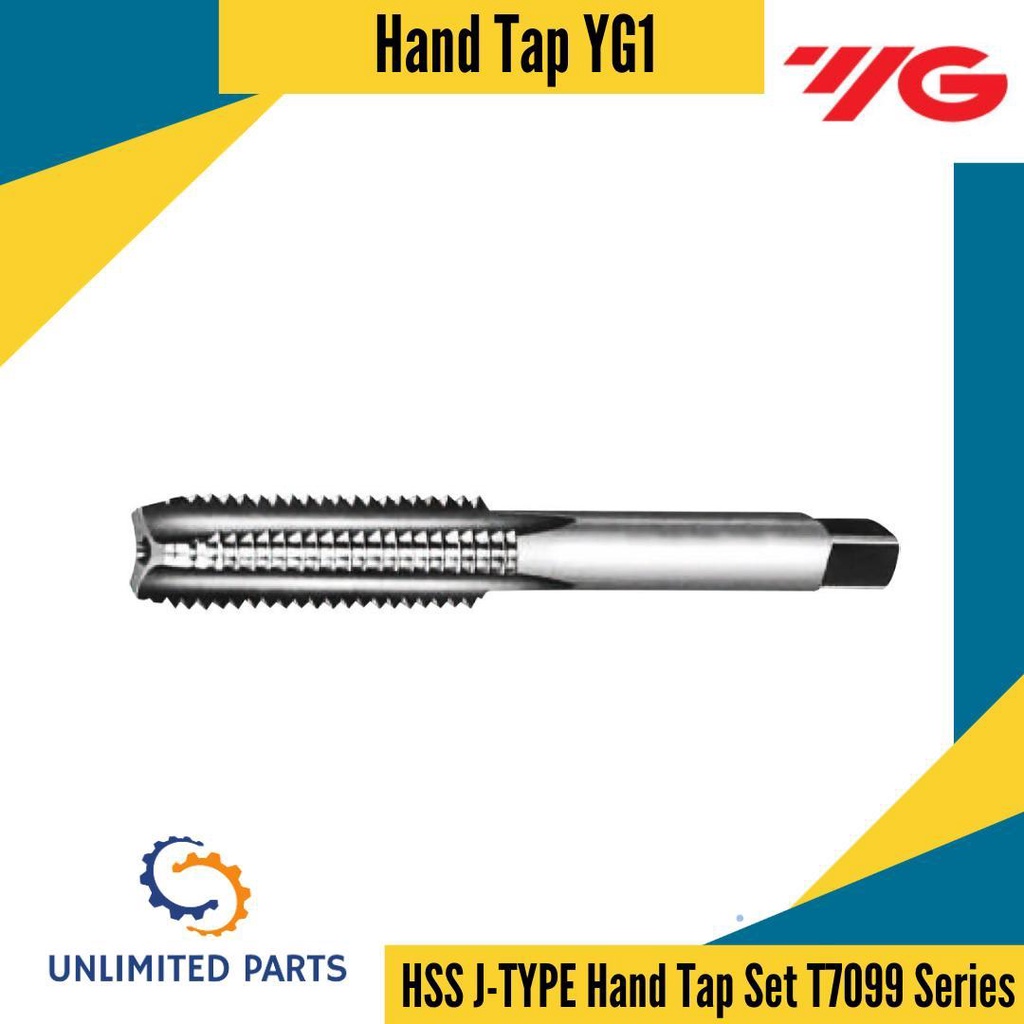 Jual YG1 HSS J-Type Hand Tap Set 7099 Series T7099539 Dia 12mm | Shopee Indonesia
