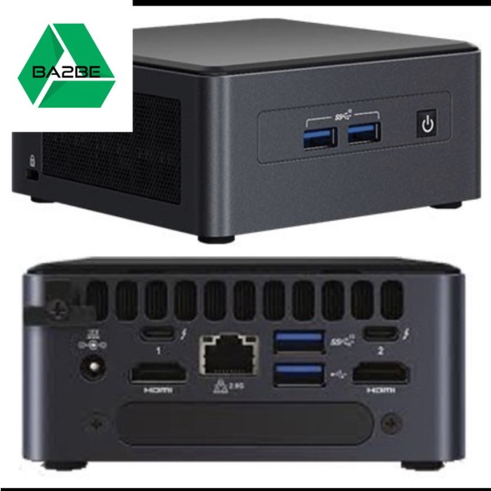 Jual Mini pc intel nuc8i5beh core i5 8259U ram 8gb , ssd 256+256gb full ...