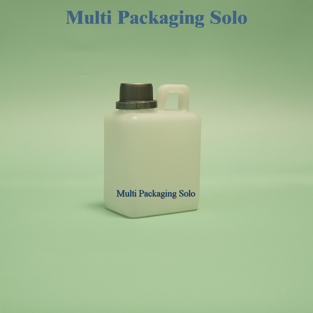 Jual Botol Jerigen 0,5 L Kotak Natural HDPE Neck 30 Set A / Jerigen ...