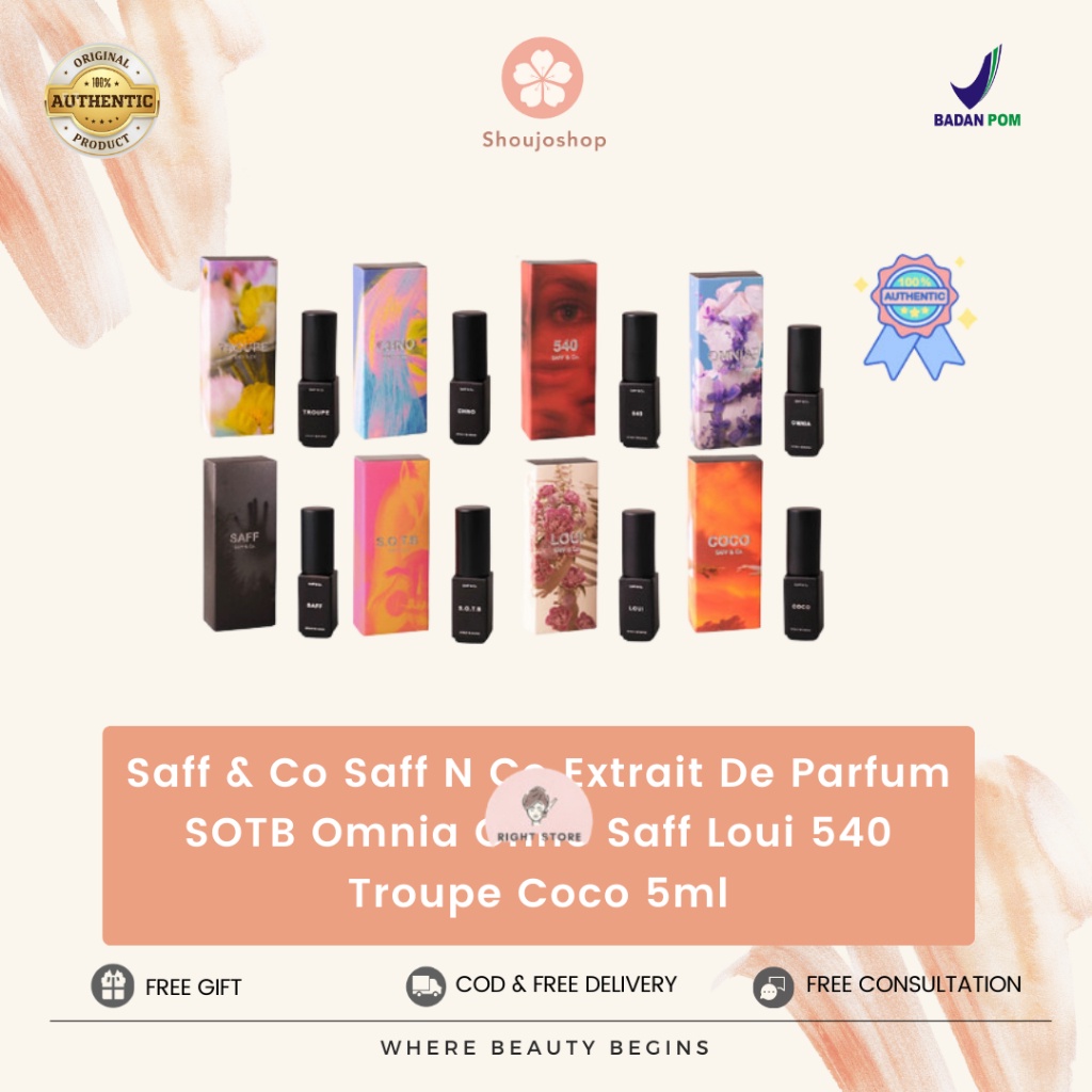 Jual Saff & Co Saff N Co Extrait De Parfum SOTB Omnia Chno Saff Loui ...