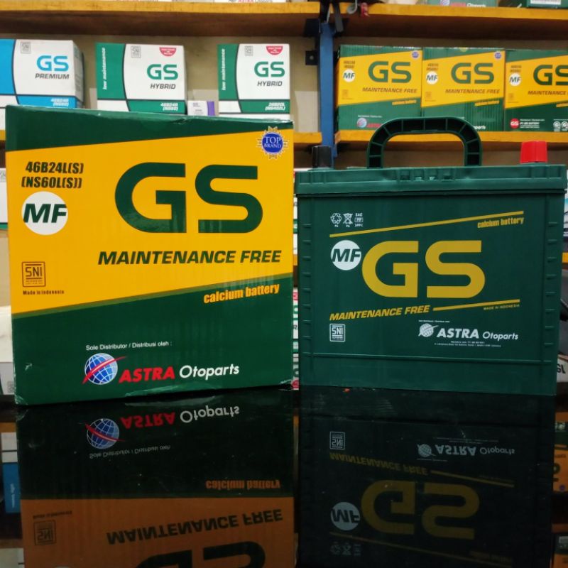 Jual [ASLI NEW] Aki KERING GS MF ASTRA ORIGINAL NS60, NS60L & NS60LS Avanza HRV Livina CRV Xenia ...