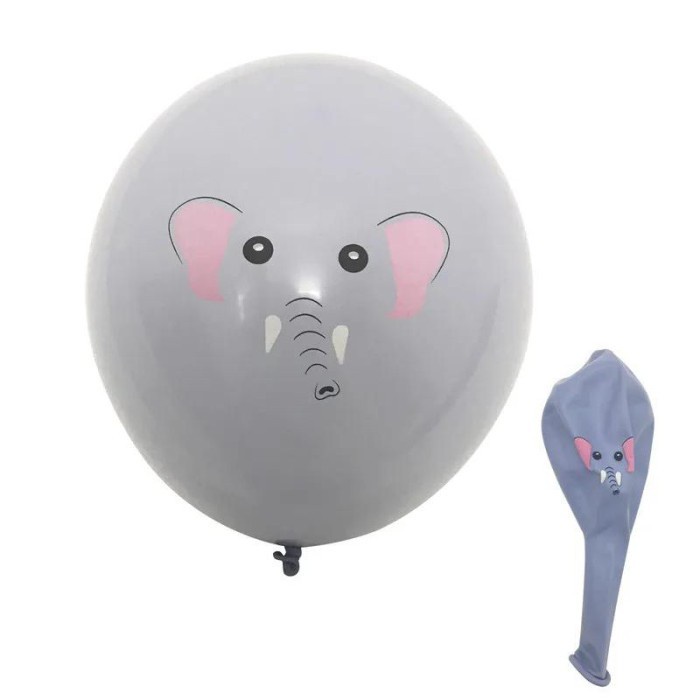 Jual Balon Latex Gambar Animal / Balon Karakter Binatang 12inch 100pcs ...
