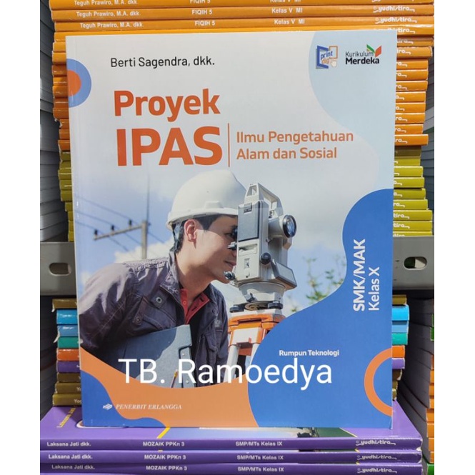 Jual Buku Proyek IPAS Teknologi untuk SMK/MAk kelas X Erlangga Kurikulum Merdeka | Shopee Indonesia