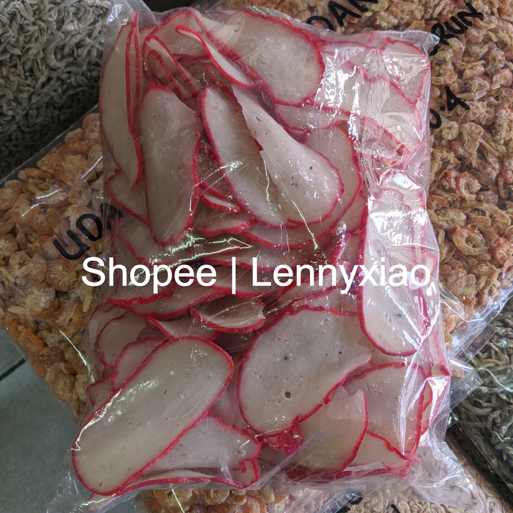 Jual Kerupuk Udang Lis Merah Opak Kemplang Legendaris khas Pontianak ...