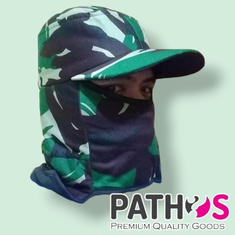 Jual Topi Pancing Jepang Masker Motif Army Loreng | Shopee Indonesia