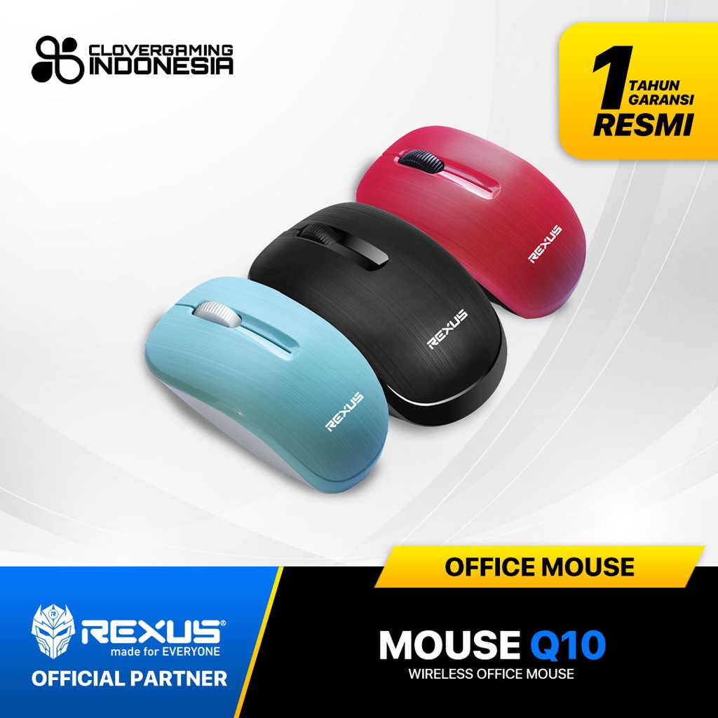 Jual Rexus Q10 Silent Click - Mouse Wireless Office | Shopee Indonesia