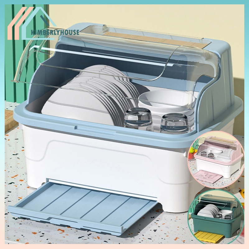 Jual Rak Piring Plastik S60/ Rak Pengering Piring / Sendok Rak Dapur ...