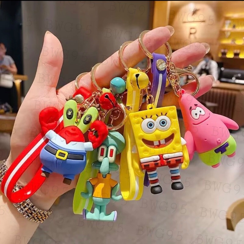 Jual Gantungan Kunci Tas Lucu Spongebob Squarepants Patrick Crab ...