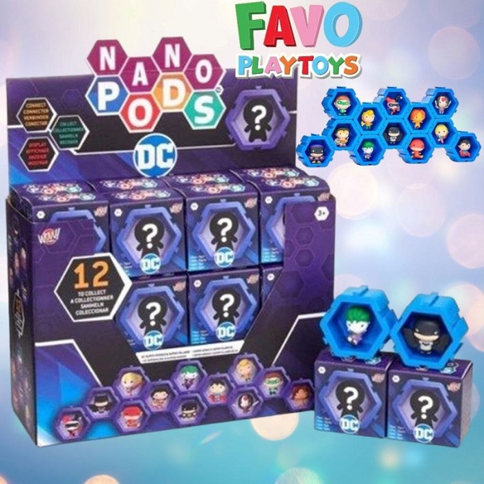 Jual Wow Stuff NANO PODS DC Surprise Collectible Wave 1 Series Blind ...