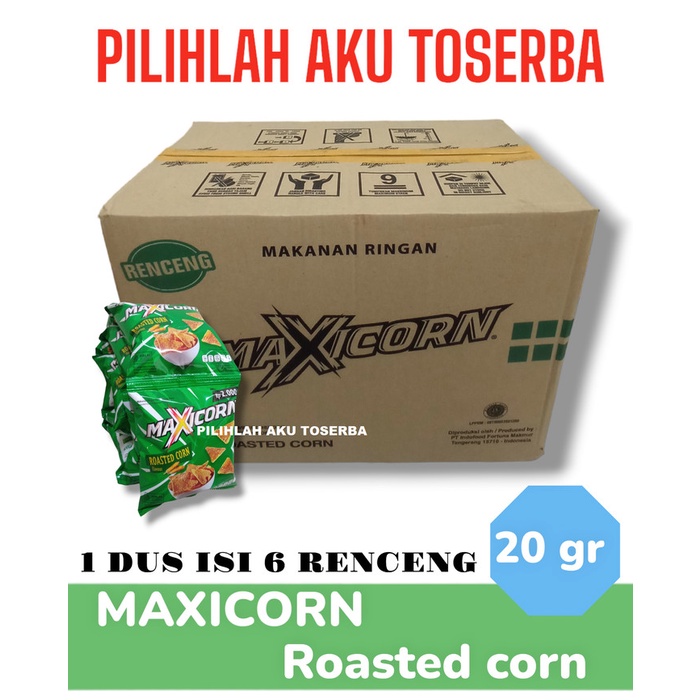 Jual MAXICORN ROASTED CORN RENCENG - ( HARGA 1 DUS ) | Shopee Indonesia
