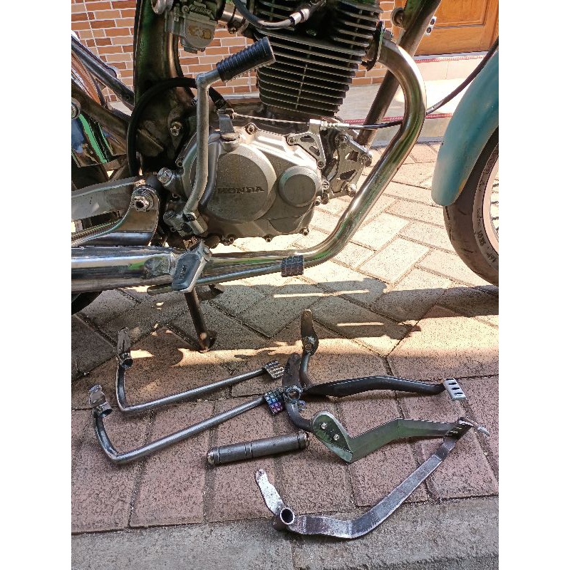 Jual PEDAL REM BMW PNP CB GL100 /PEDAL REM CB GL100 MODEL BMW (MENTAH ...
