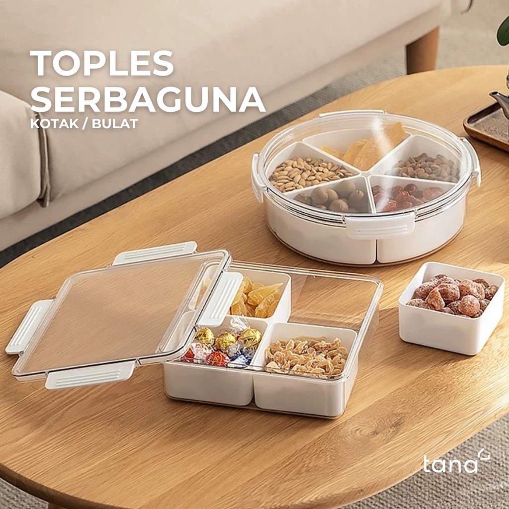 Jual Storage Bulat / Kotak Serbaguna Food Storage / Prep Kotak Makan ...