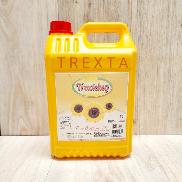 Jual Tradekey Sunflower Oil / Minyak Bunga Matahari 5 Liter EKSPEDISI ...