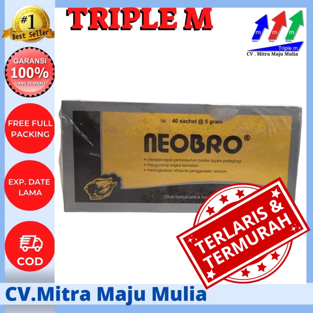 Jual Neobro 1 Box isi 40 Sachet @ 5 Gram Multivitamin Penambah Nafsu ...