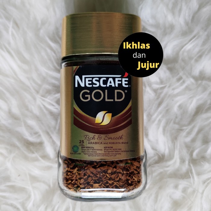 Jual Nescafe Gold Rich & Smooth Arabica and Robusta Blend 50 gram Kopi ...