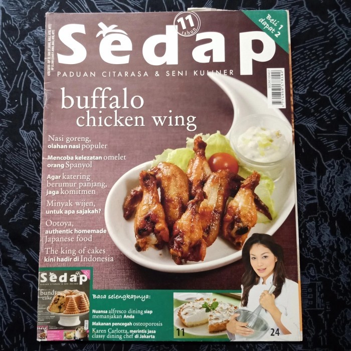 Jual Buku Resep Masakan SEDAP Edisi Buffalo Chicken Wing | Shopee Indonesia