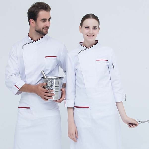 Jual Baju chef/Seragam chef/baju koki pria atau wanita lengan panjang ...