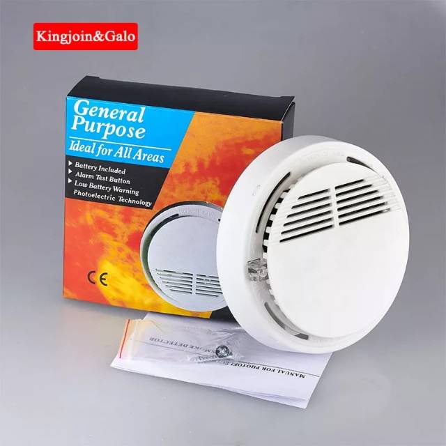 Jual Alarm Asap Kebakaran Rumah Fire Smoke Sensor Detector Security ...