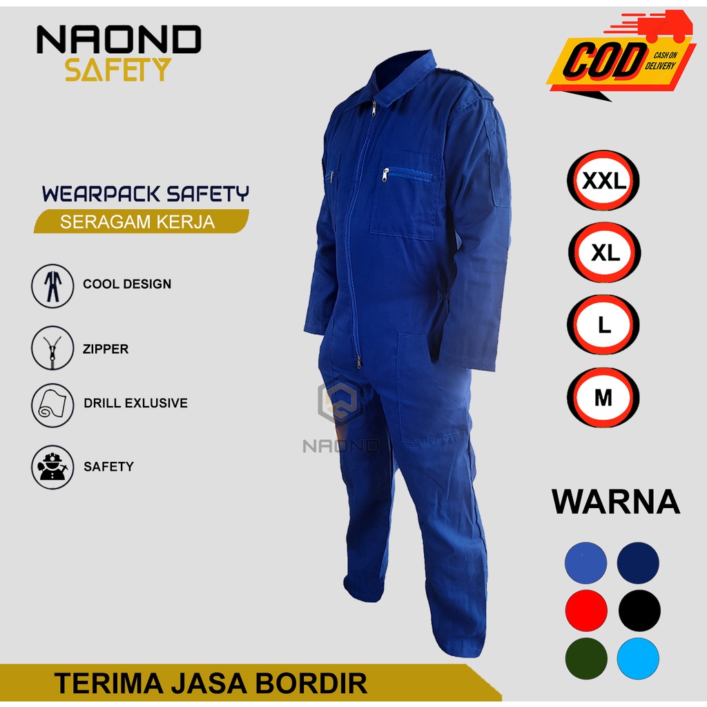 Jual Wearpack/Katelpak/baju bengkel/baju lapangan | Shopee Indonesia