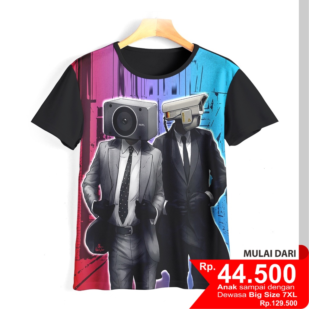 Jual Kaos Anak & Dewasa skibidi toilet 100808 3D Baju Anak & Dewasa ...