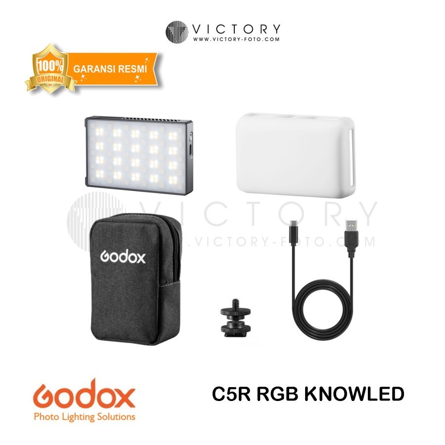 Jual Godox C5R Knowled RGB Creative LED Light | Shopee Indonesia