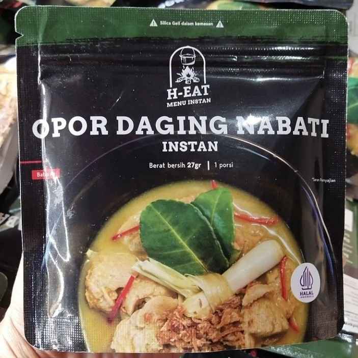 Jual Menu Opor Daging Nabati Instan Makanan Hiking H-Eat 27 gr | 1 ...