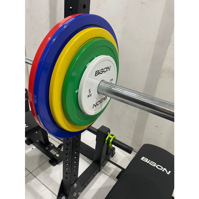 Jual Bison 2.5 Kg Steel Calibrated Plates Competition Plate | Shopee ...