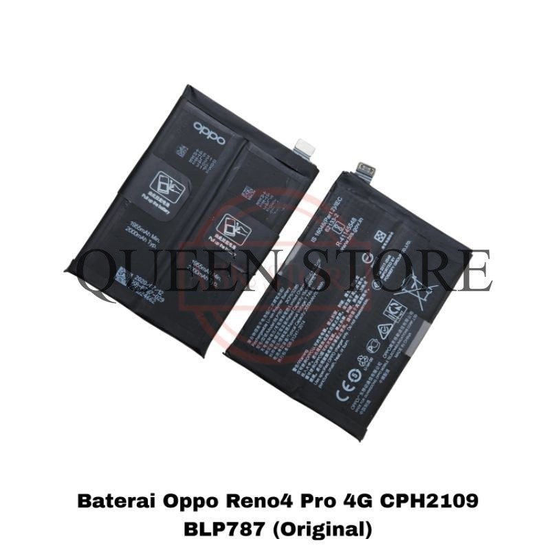 Jual BATERAI BATTERY OPPO RENO4 PRO / RENO 4 PRO 4G CPH2109 BLP787 ...