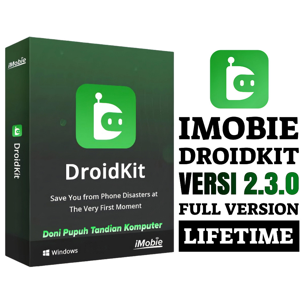 Jual iMobie DroidKit Pro Full Version Lifetime + Video Cara Install | Shopee Indonesia