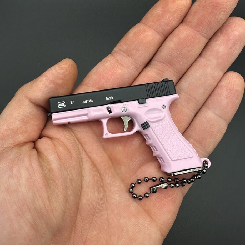 Jual Semi-alloy 1:3 Glock Pistol Model Metal Mini G17 Toy Gun ...