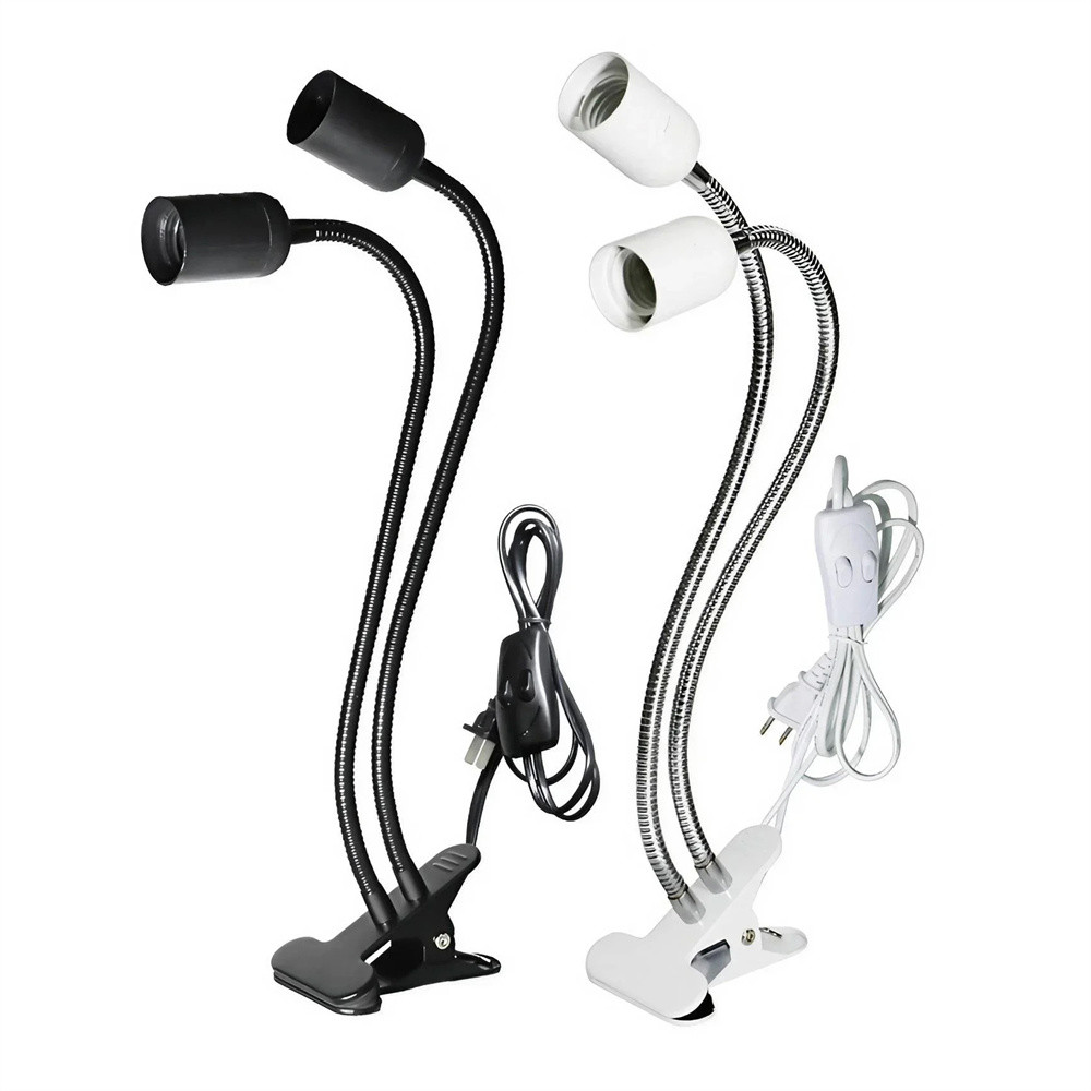 Jual E27 Base Clip-on Led Book Light Flexible Tube without Led Bulbs EU ...