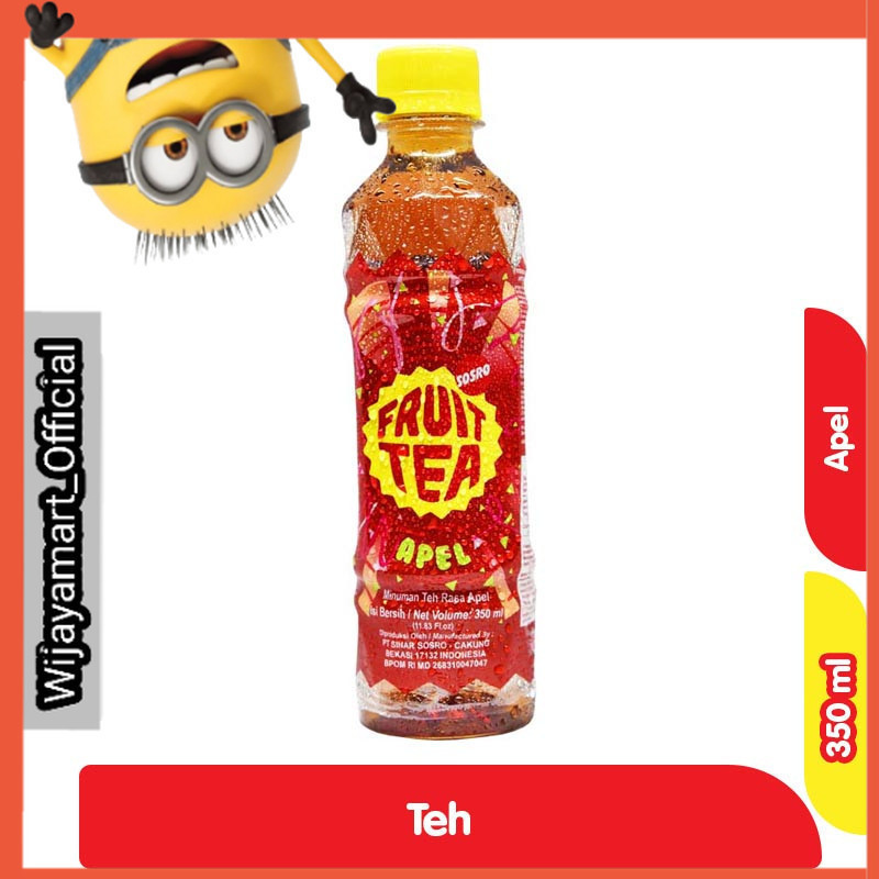 Jual Fruit Tea Minuman Teh Apel 350 ml | Shopee Indonesia