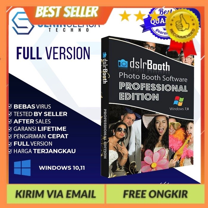 Jual dslrBooth Photo Booth Software 7 Professional (Bisa fotoShare, Bisa Login) | Shopee Indonesia