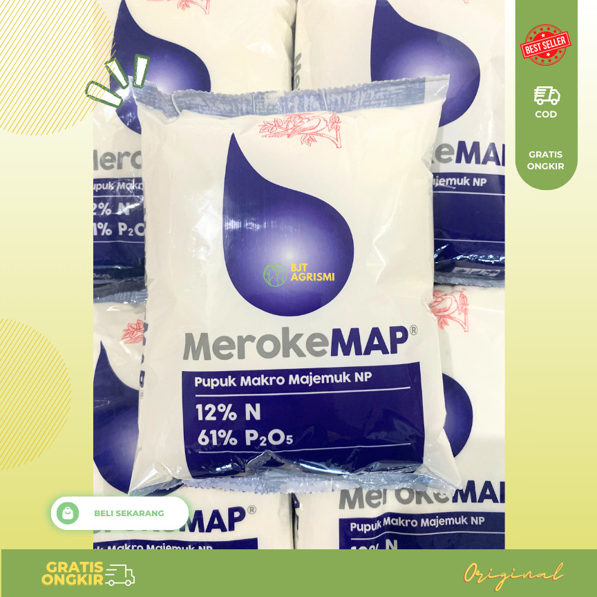 Jual Pupuk Meroke MAP 1 Kg Kemasan Pabrik Hidroponik Mono Amonium ...