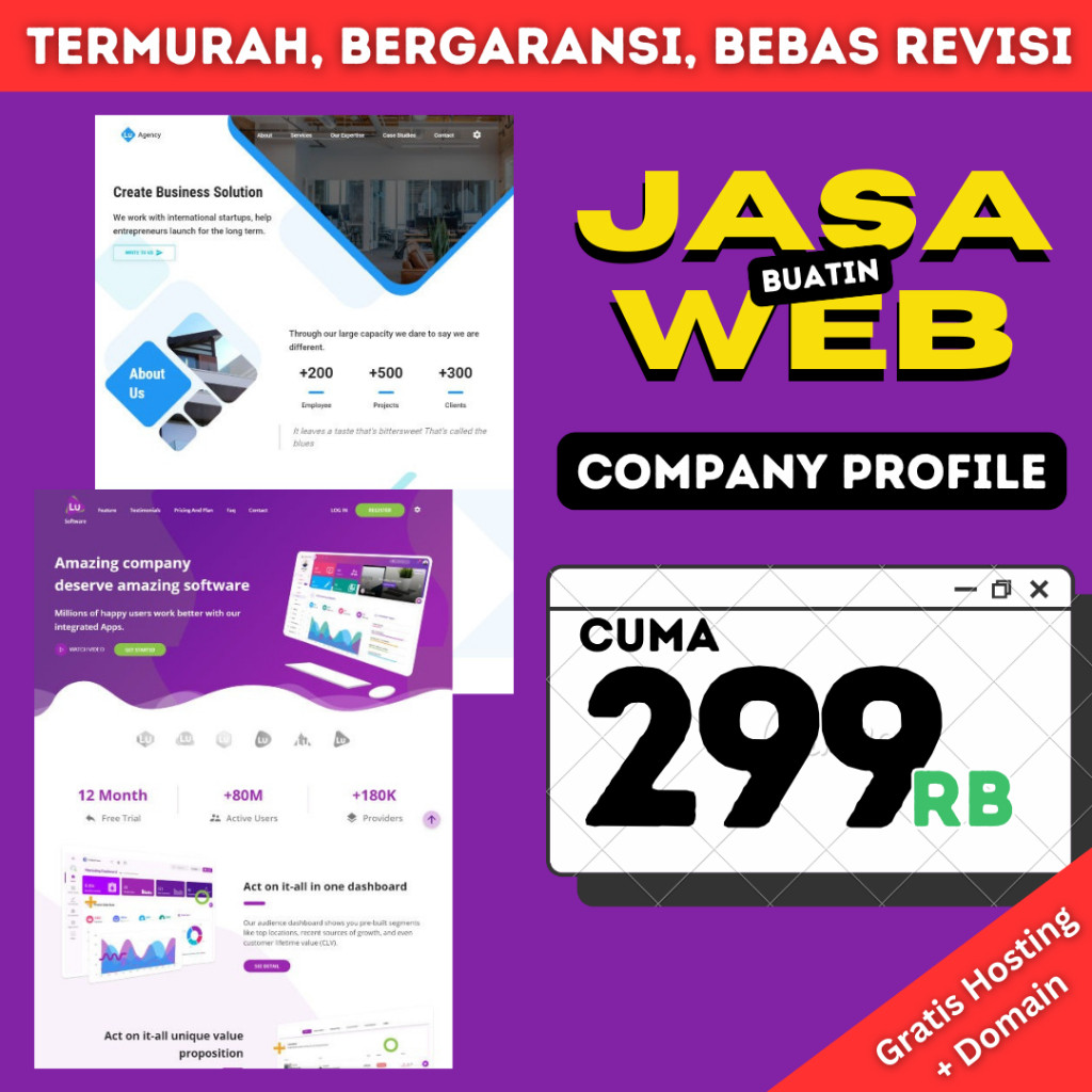 Jual Website Murah Company Profile | Shopee Indonesia