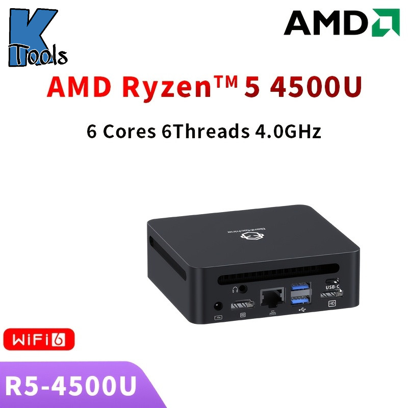 Jual KTOOLS GenMachine Mini PC AMD Ryzen 4300U 4500U 4600H 4800H 5300U ...