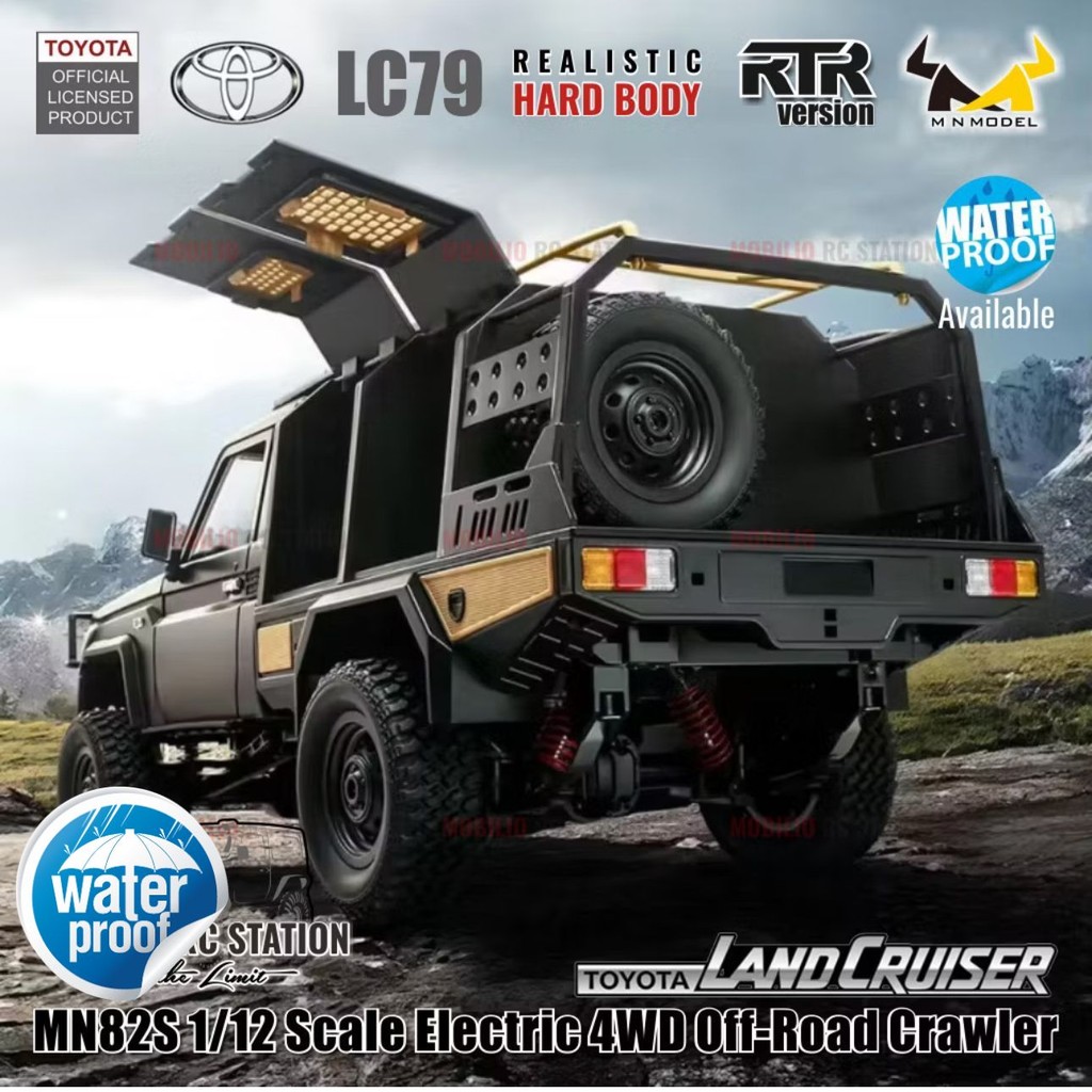 Jual MN82S Waterproof TOYOTA LAND CRUISER LC79 Rc Adventure Crawler ...