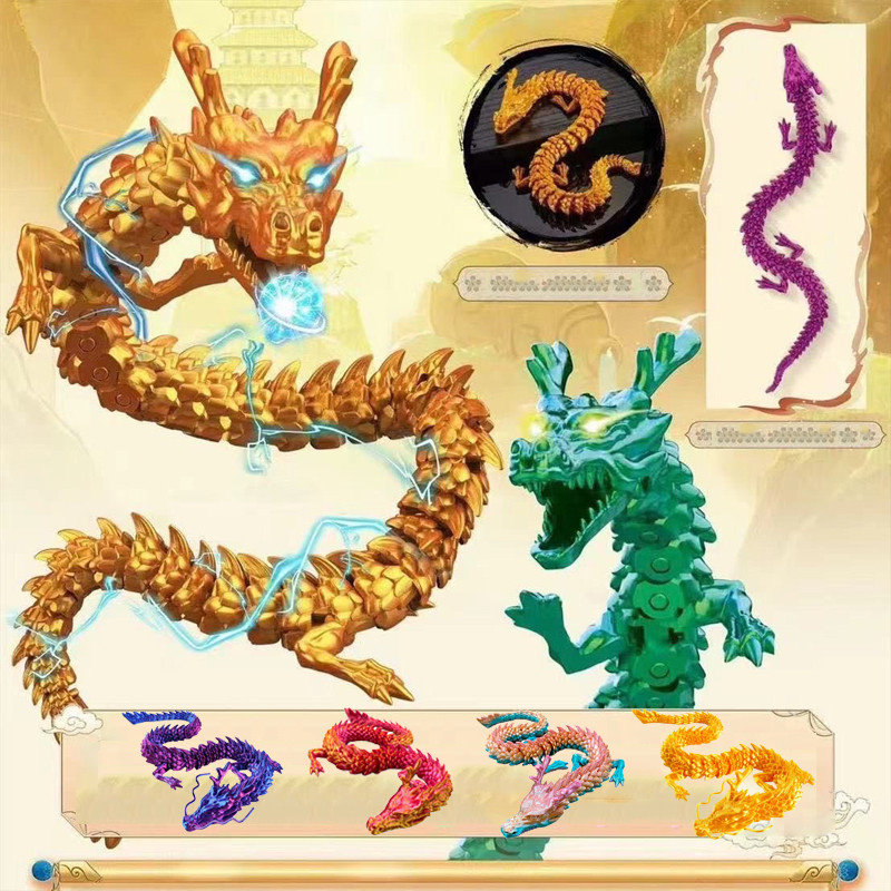 Jual NEW 4 Warna 3D Mainan Action Figure Naga Dragon Mini Naga Anak ...