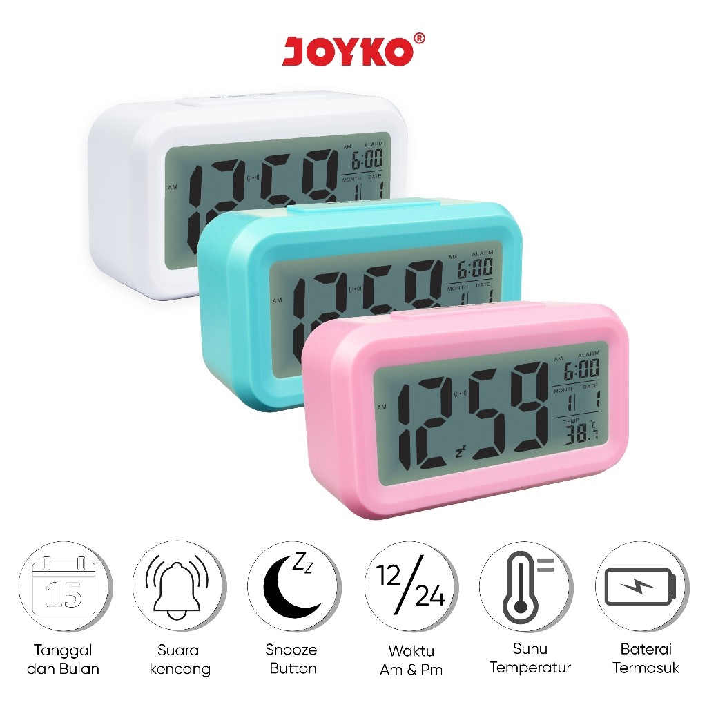 Jual Joyko Jam Beker Dering Digital Alarm Clock ALCL-602D | Shopee ...