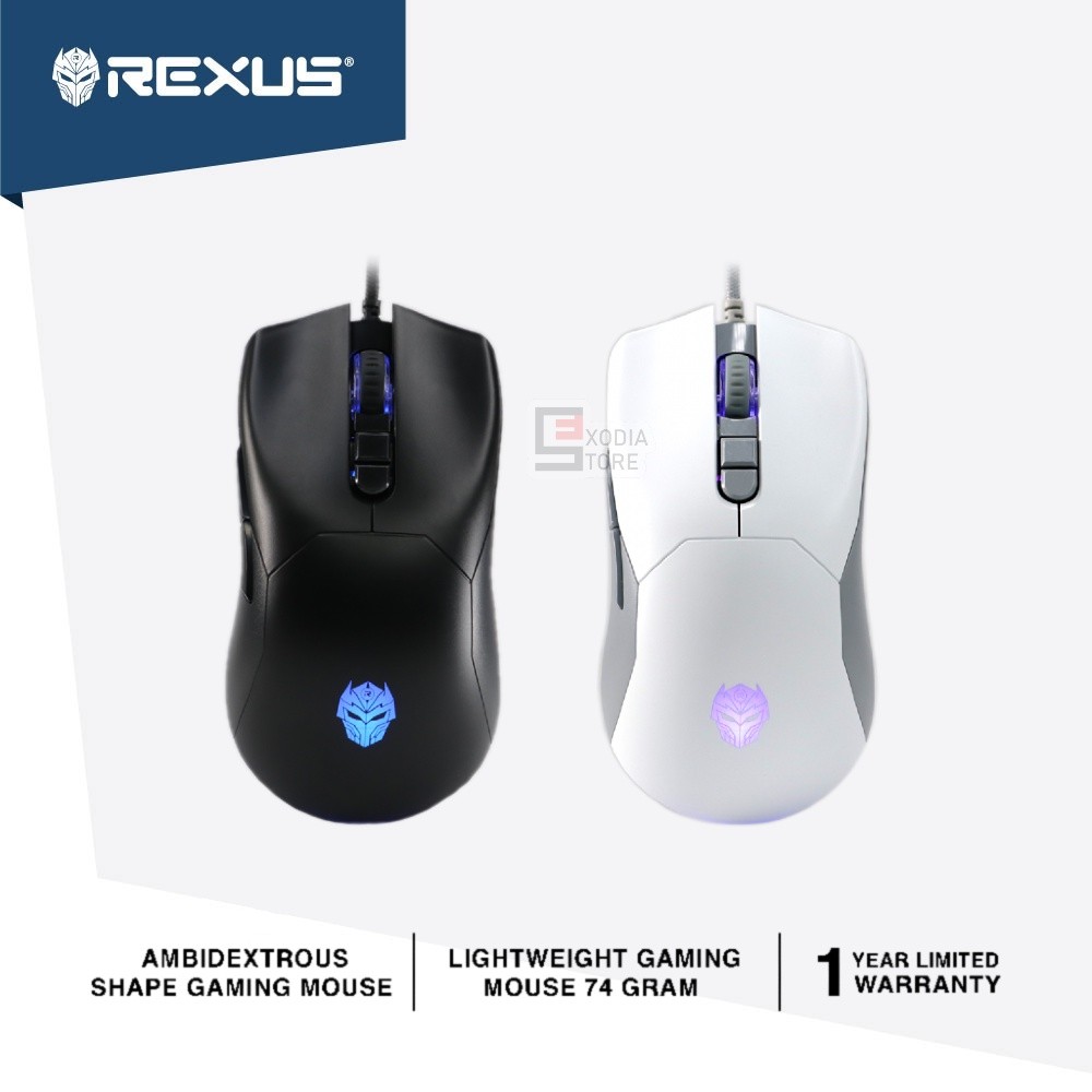 Jual Rexus Mouse Gaming Xierra G23 RGB USB Mouse Macro 7200 DPI 7 ...