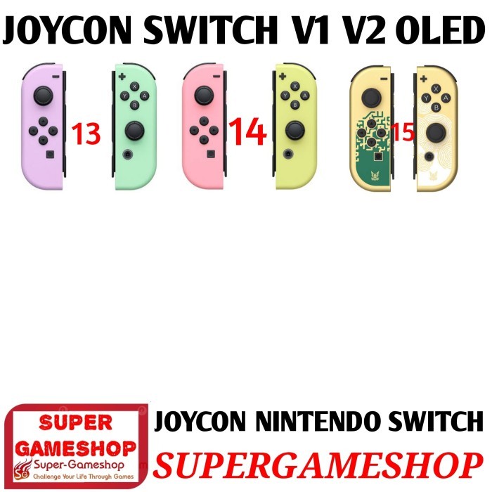 Jual Joycon Nintendo Switch Joypad Switch V1 V2 Nintendo Switch Oled ...