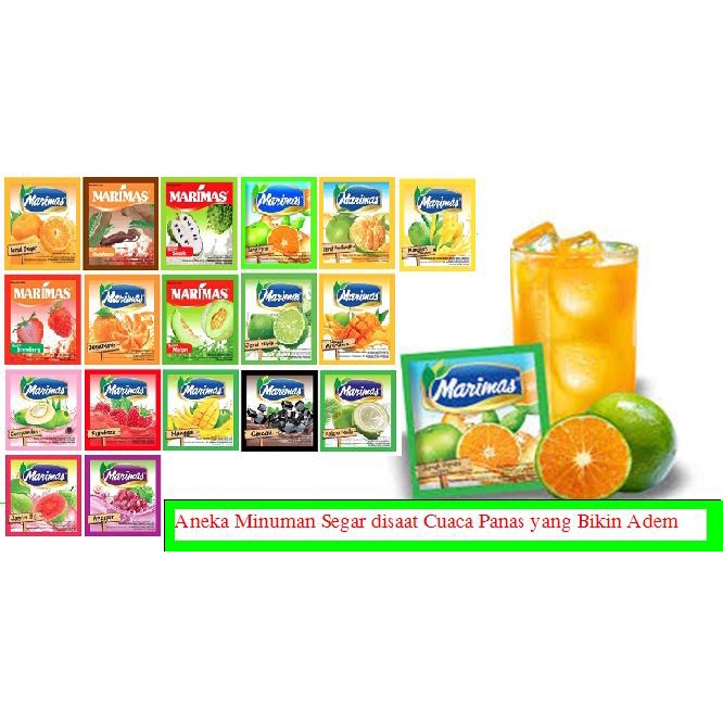Jual Marimas Minuman Aneka Rasa Renceng Isi 10 Sachet | Shopee Indonesia