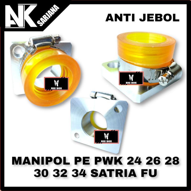 Jual MANIPOL INTEK TEFLON INTAKE MANIPOL TEFLON SATRIA FU PE PWK 24 26 28 30 32 34 | Shopee ...