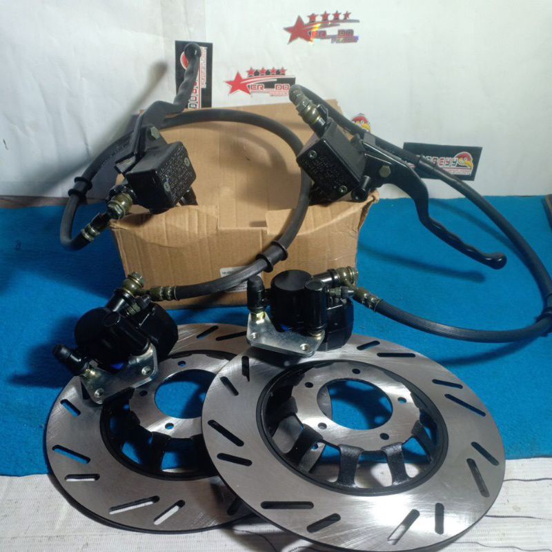 Jual REM CAKRAM DEPAN ASSY KOMPLIT MASTER REM SET GLPRO CDI NEOTECH cdp ...