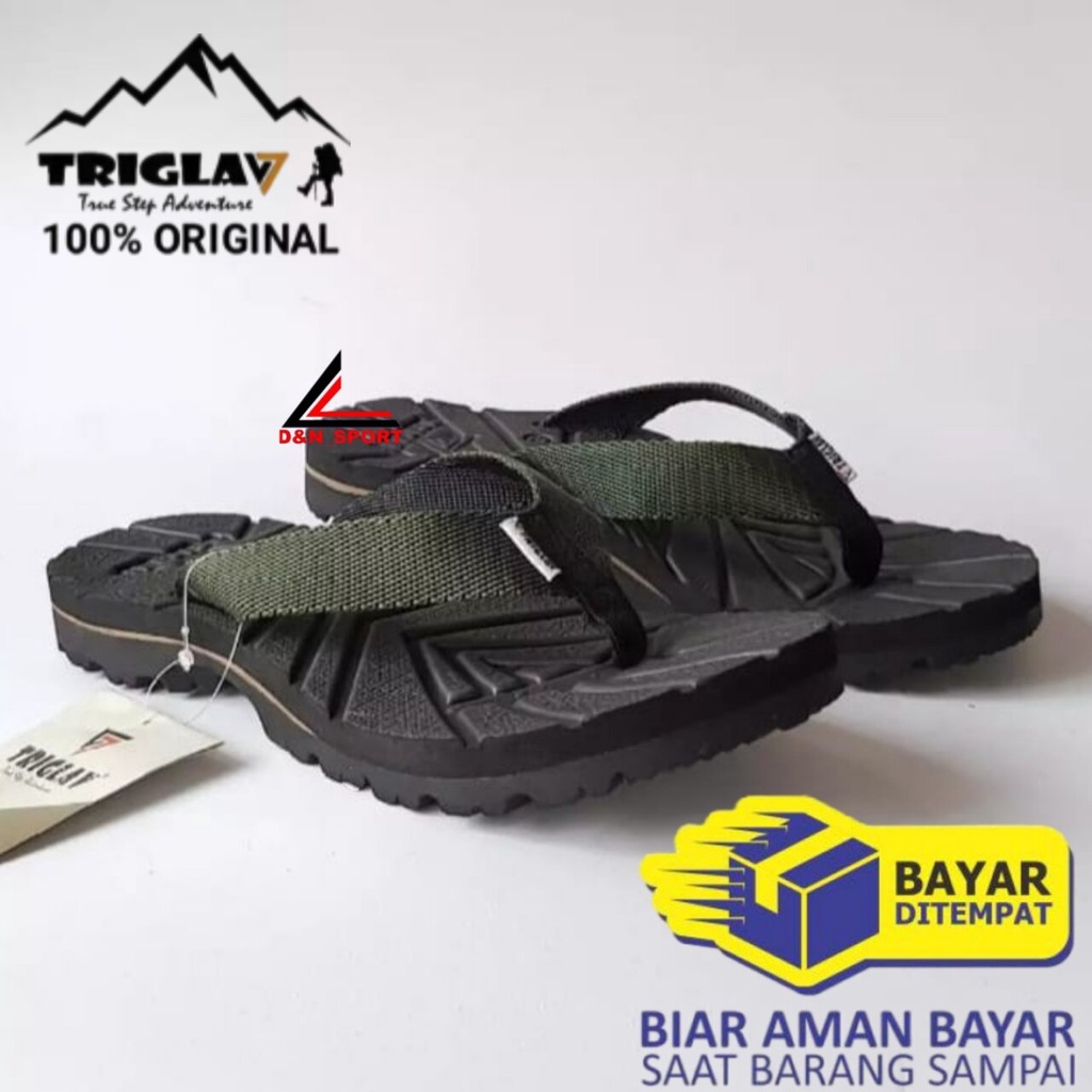 Jual (COD) SANDAL JEPIT PRIA TRIGLAV 100%/SANDAL GUNUNG PRIA/SANDAL PRIA DEWASA/SANDAL JEPIT ...
