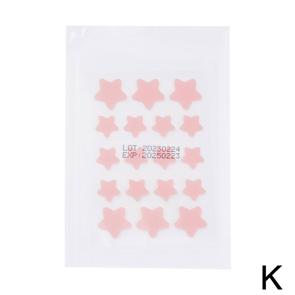 Jual Acne Patch Pimple Patch Heart/Star Merah Jambu Hijau Ungu Biru ...